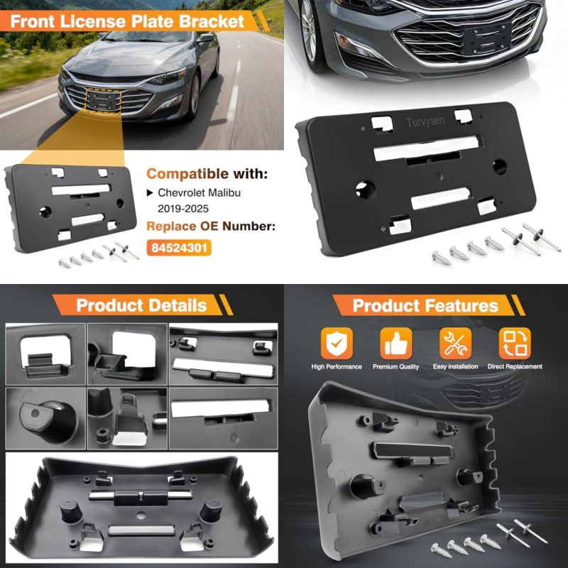 license plate mounting bracket sold on Temu United States