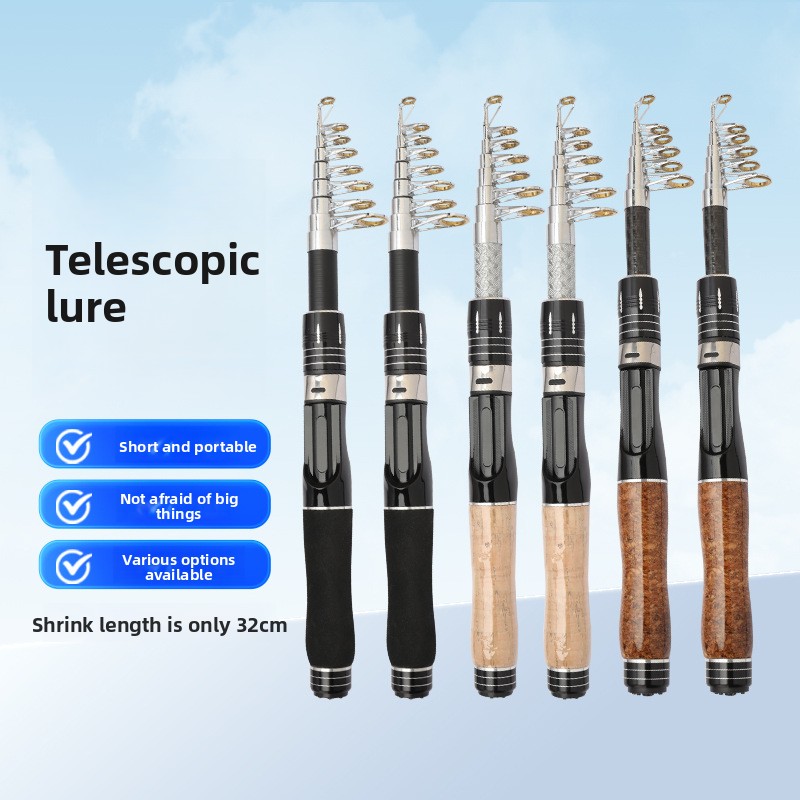 telescopic fishing rods sold on Temu United States