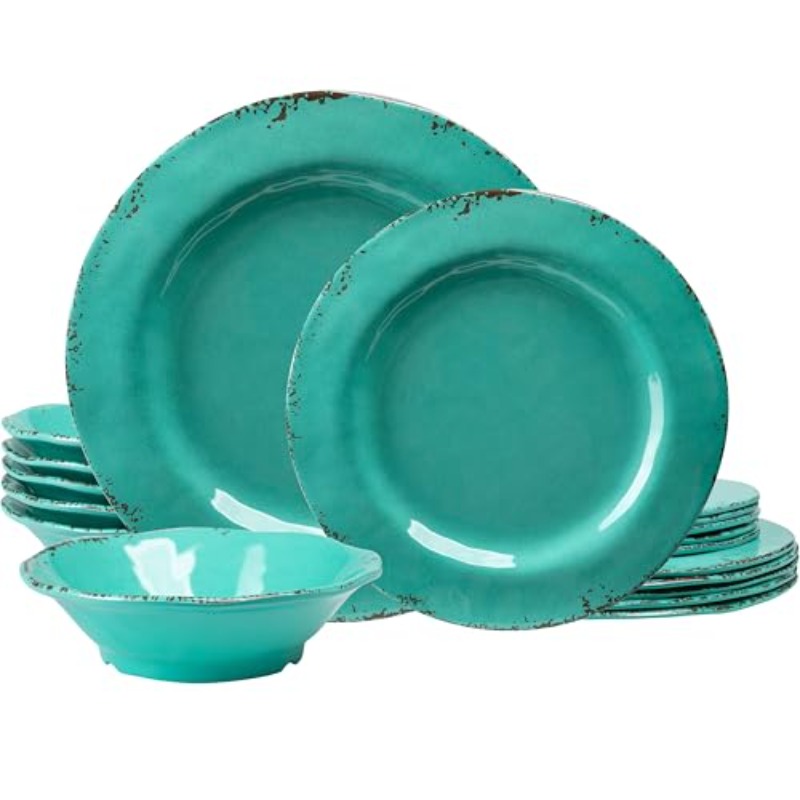 melamine dinnerware sold on Temu United States