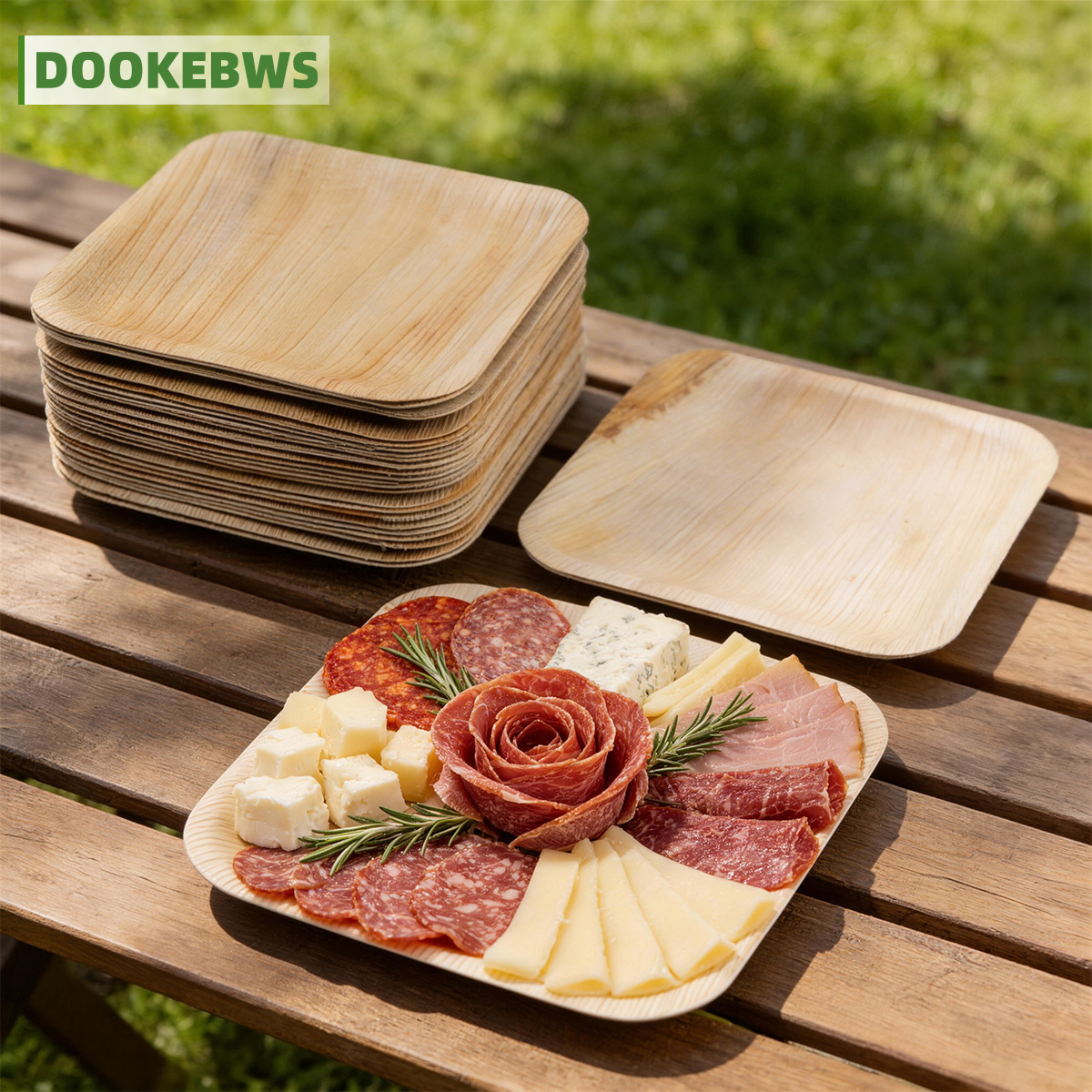 bamboo plates sold on Temu Australia
