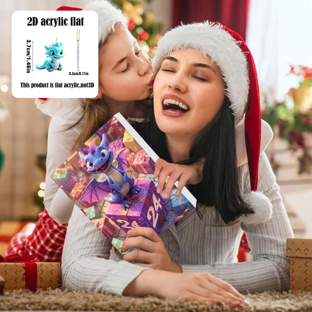 24pcs Set Cute Dragon Advent Calendar with advent calendares - 24 Days ...