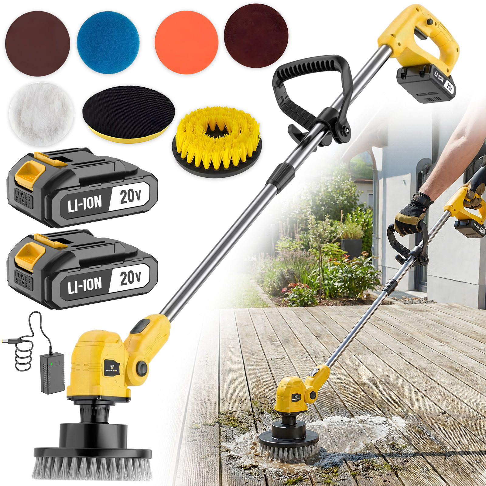 electric scrubber brush sold on Temu United States