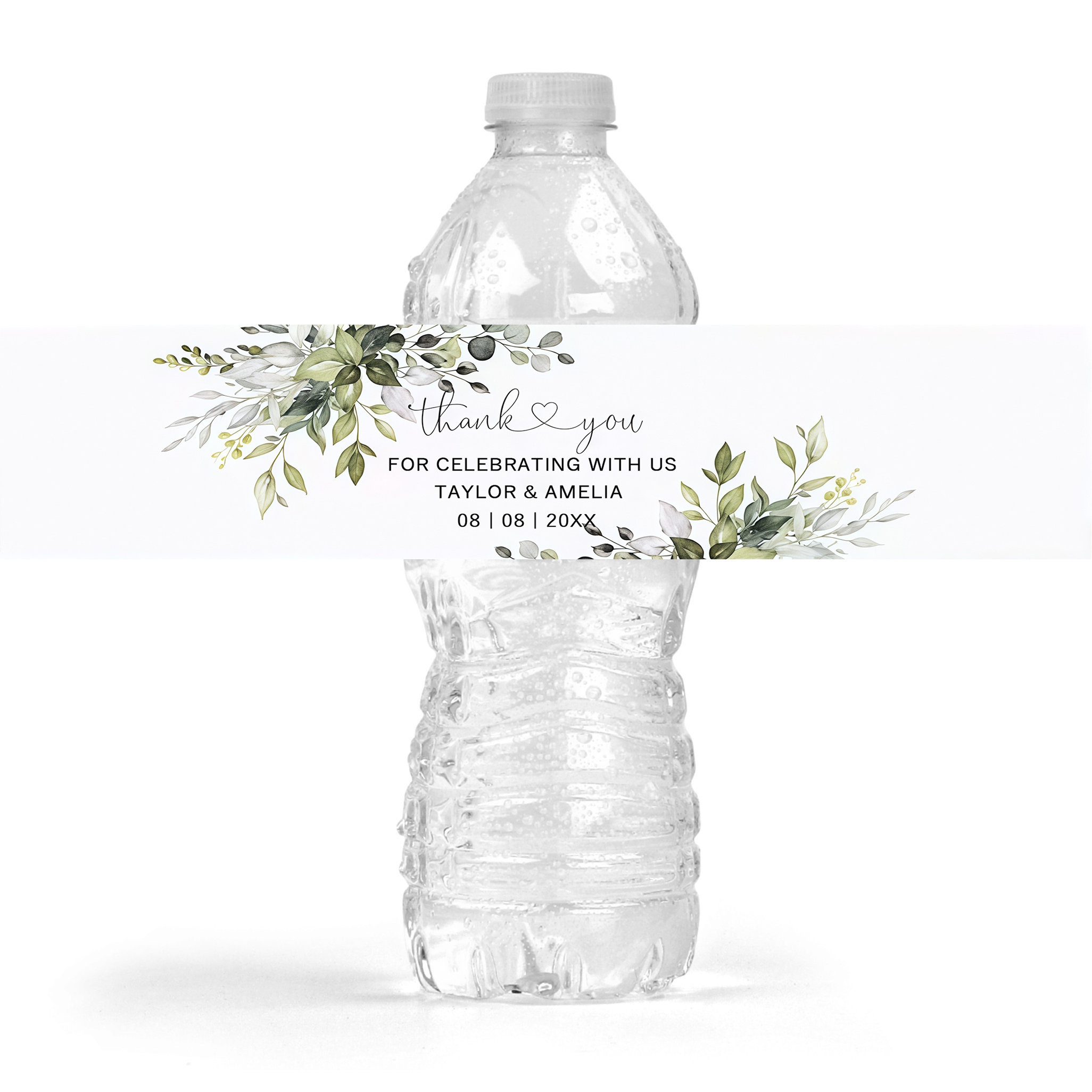 water bottles with custom labels sold on Temu Australia