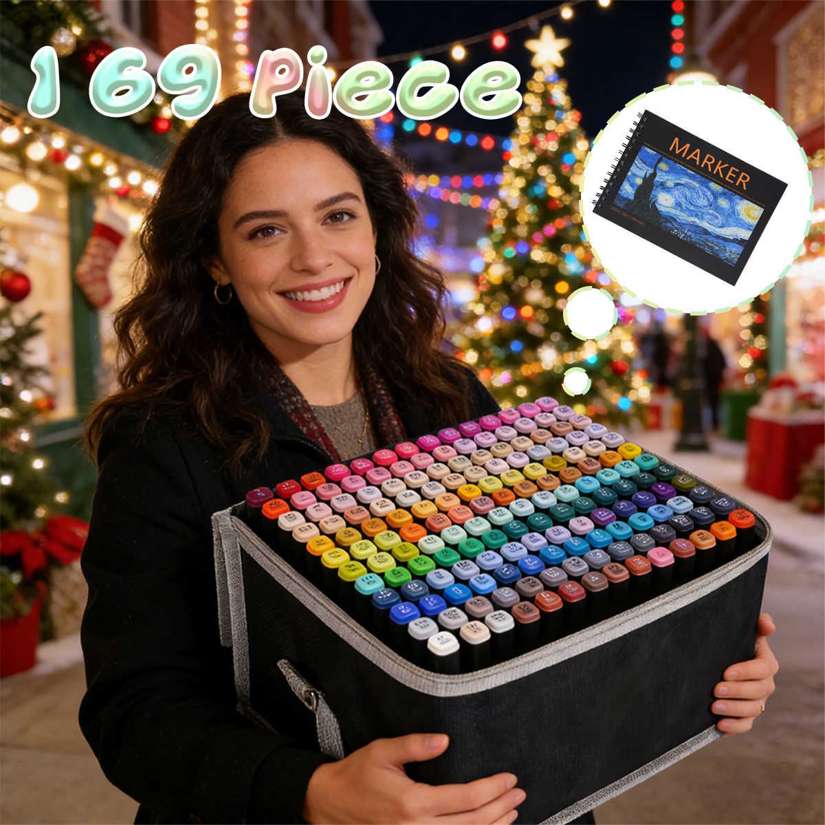 262 marker set sold on Temu United States