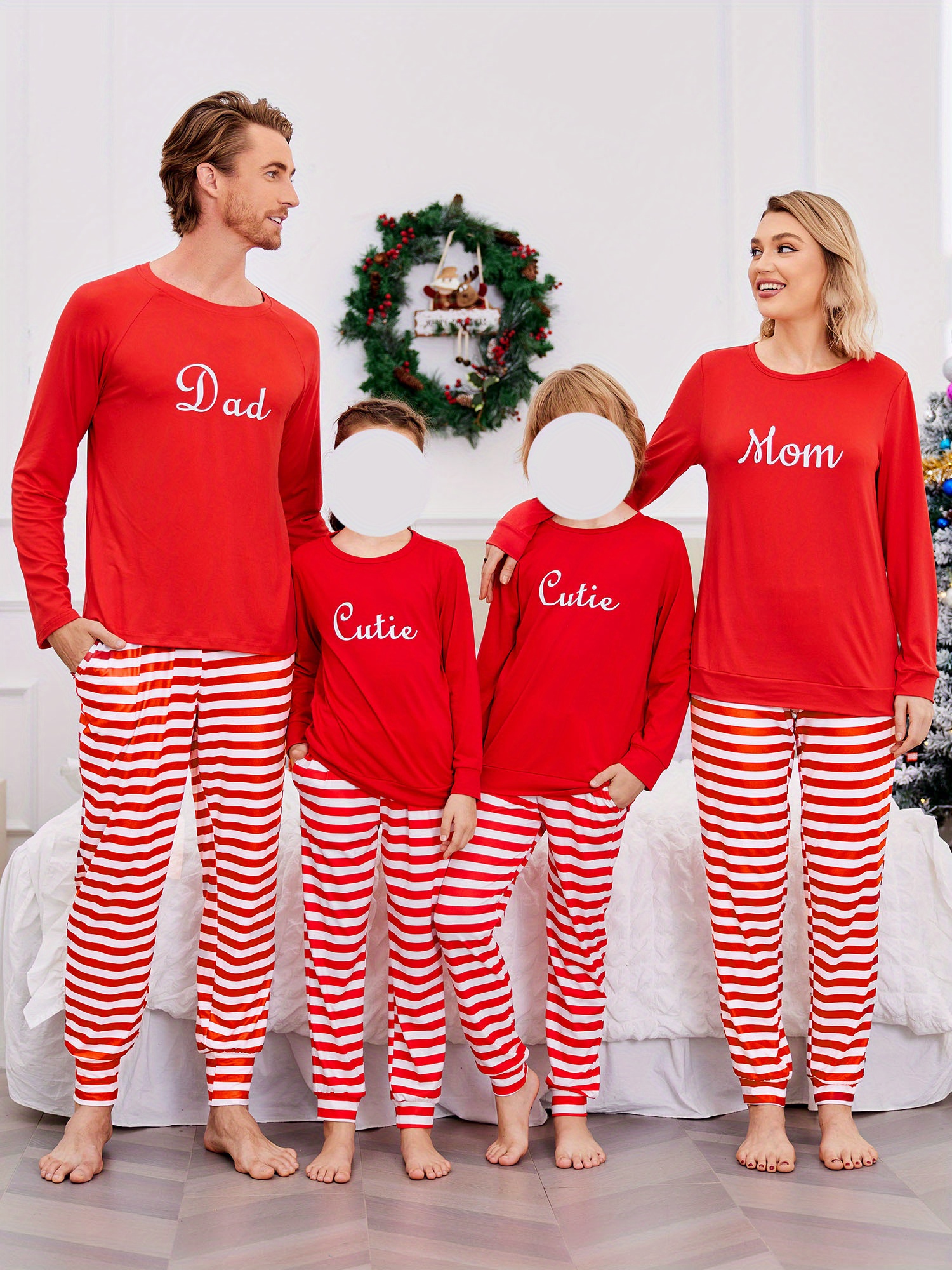 christmas pajamas sold on Temu United States