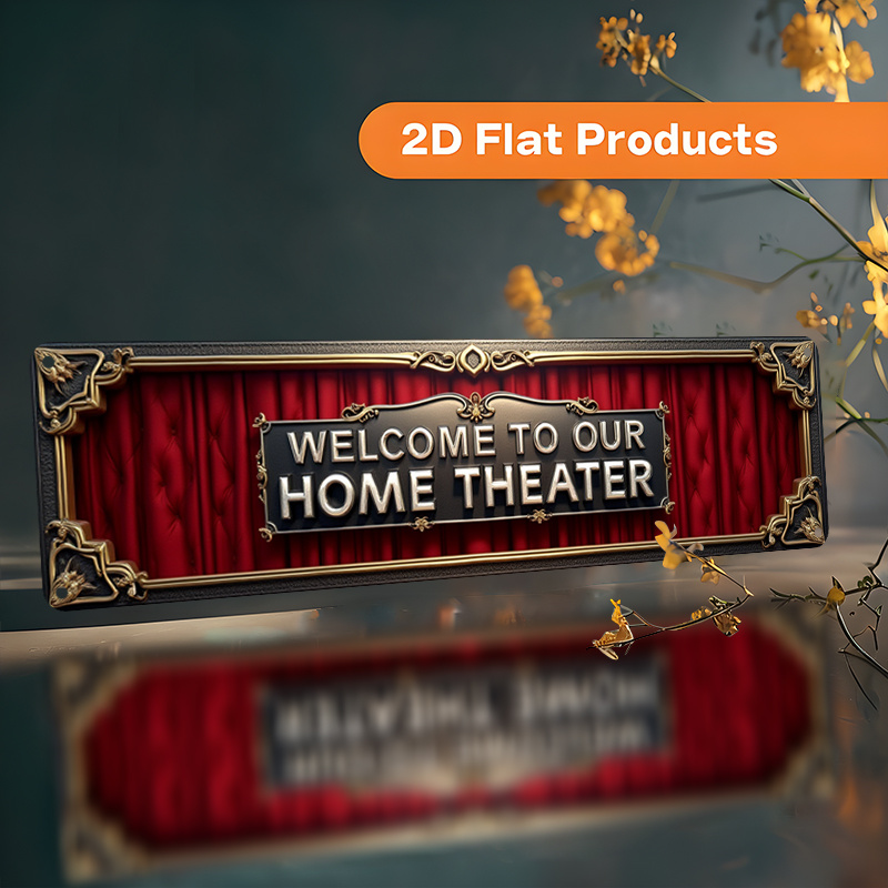 home theater sign sold on Temu United States