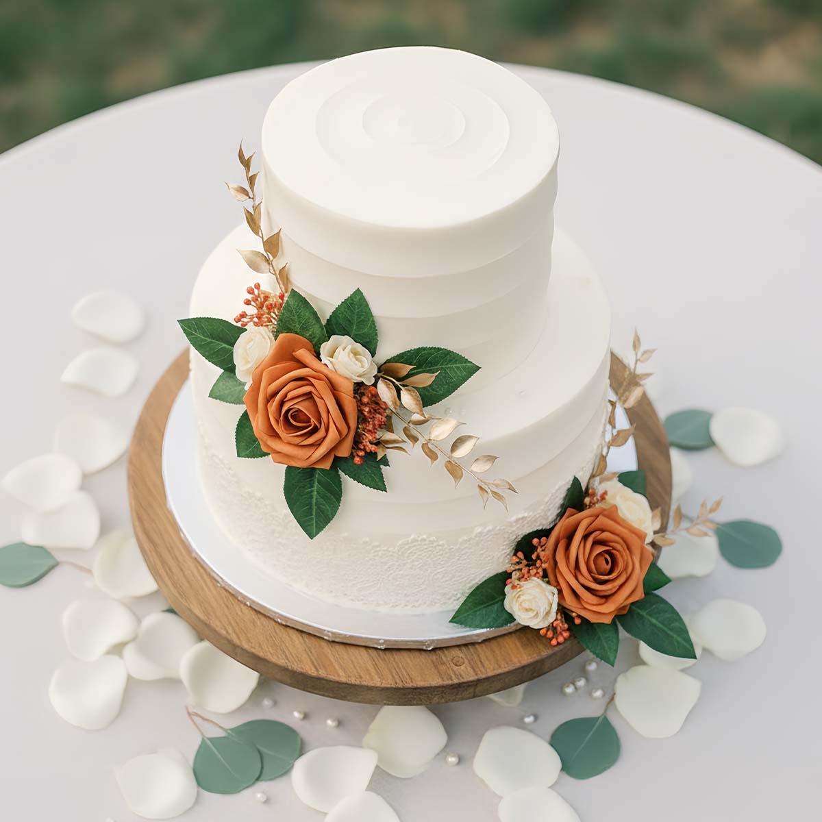 cake flowers decorations sold on Temu United States