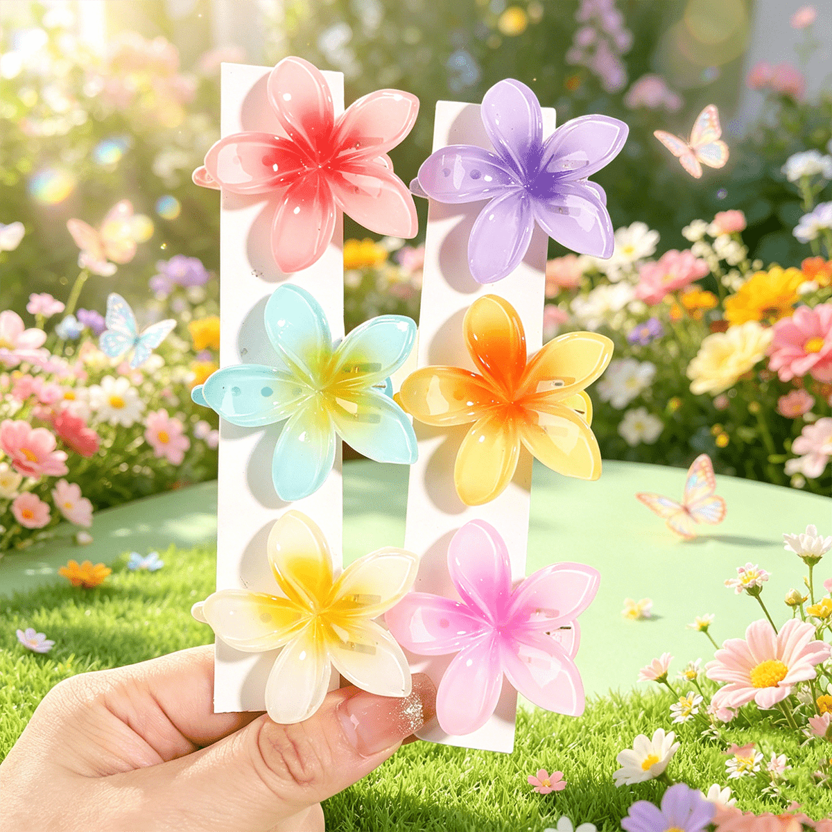 flower claw clips - Nigeria