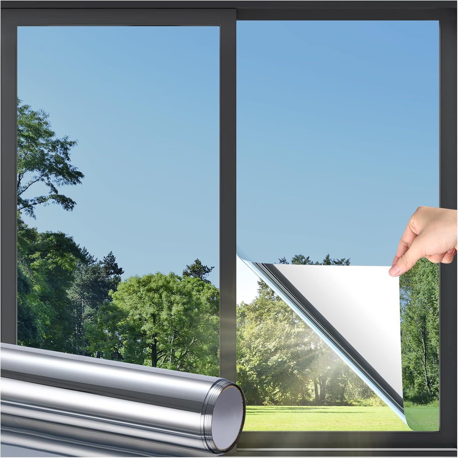 sun blocking window film sold on Temu United States