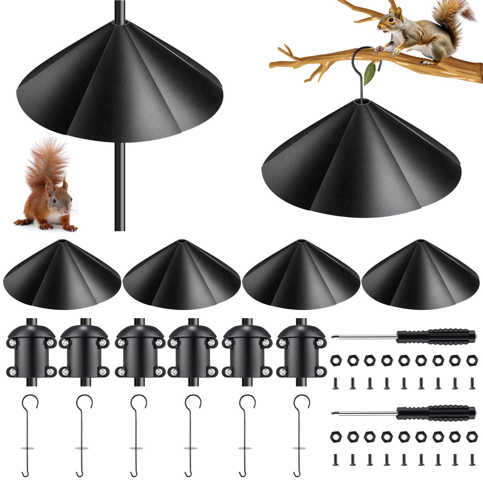 bird feeder baffle sold on Temu United States