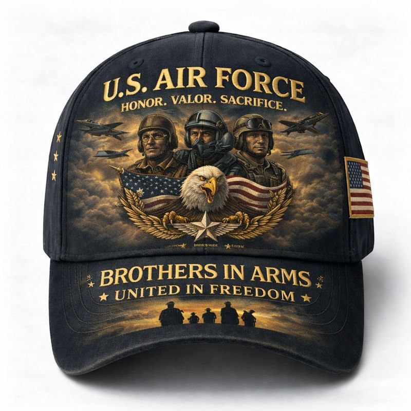 U.S. Air Force Brothers in Arms Themed Cap | A Treasured Collectible ...