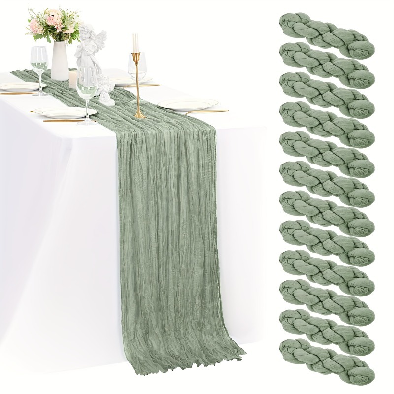 white table runner sold on Temu United States