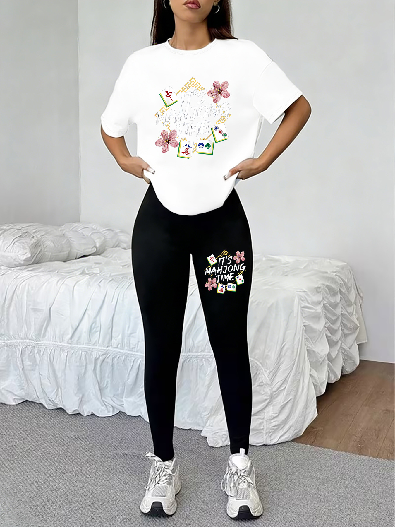 mahjong clothes sold on Temu United States