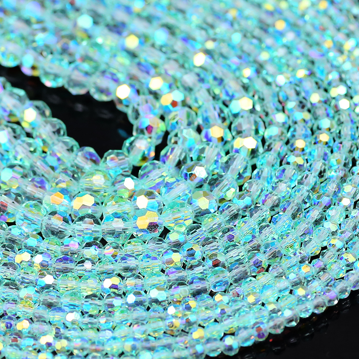crystal glass beads sold on Temu United States
