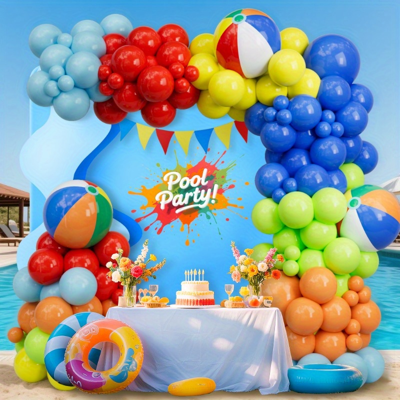 pool party decorations sold on Temu United States