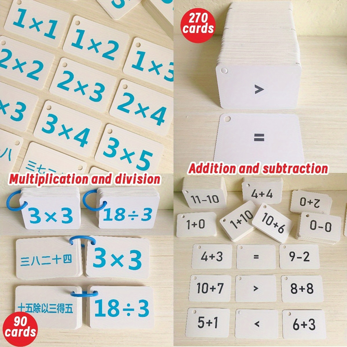 addition flash cards printable sold on Temu Australia