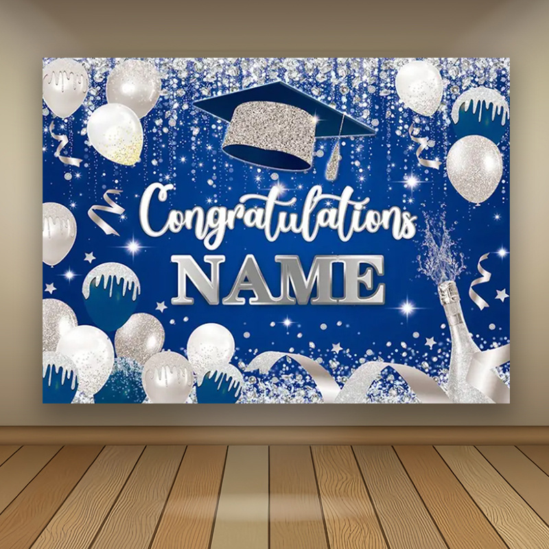 graduation party background sold on Temu United States