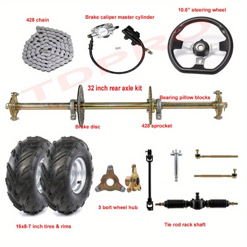 go kart kit set sold on Temu United States