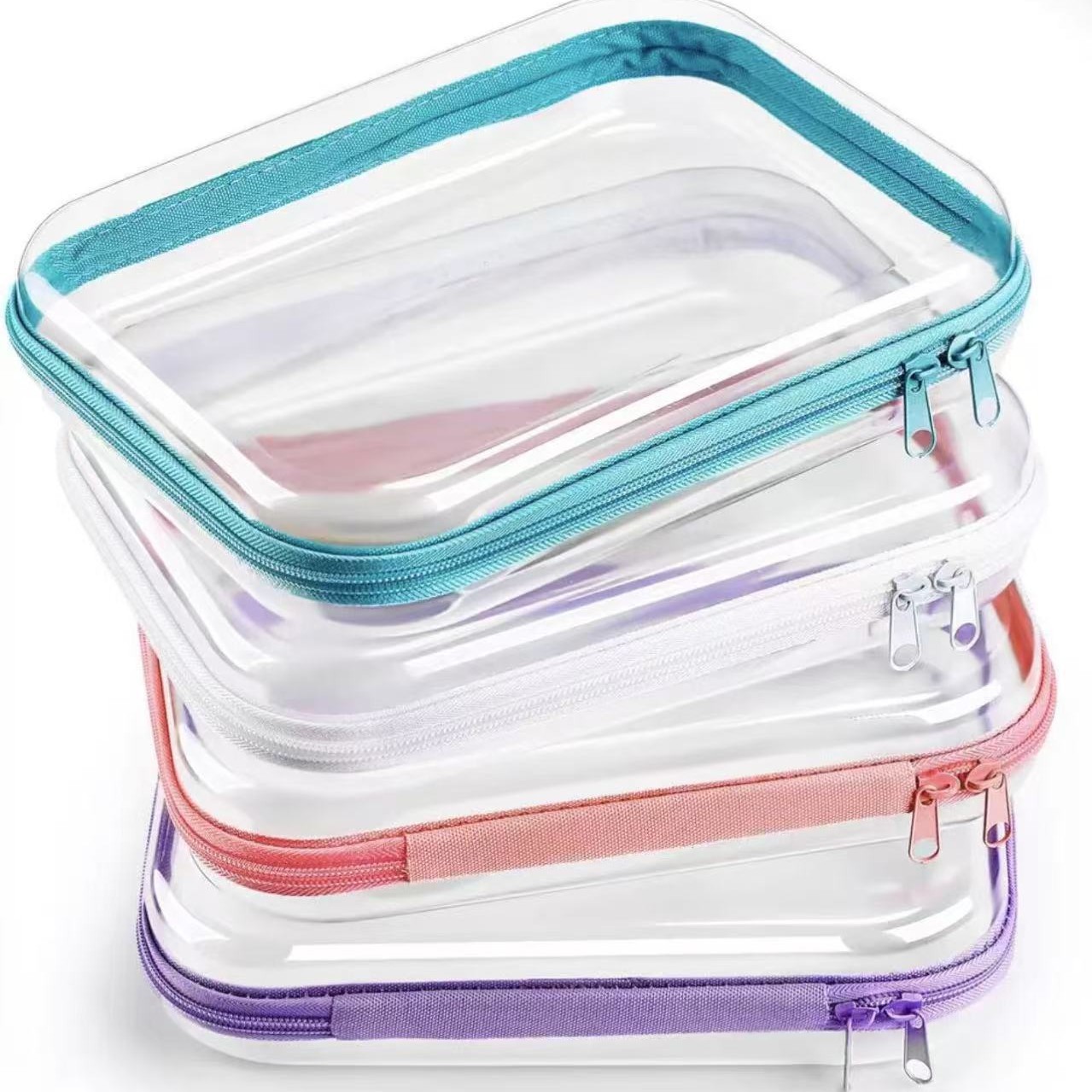 clear zipper pouch sold on Temu Australia