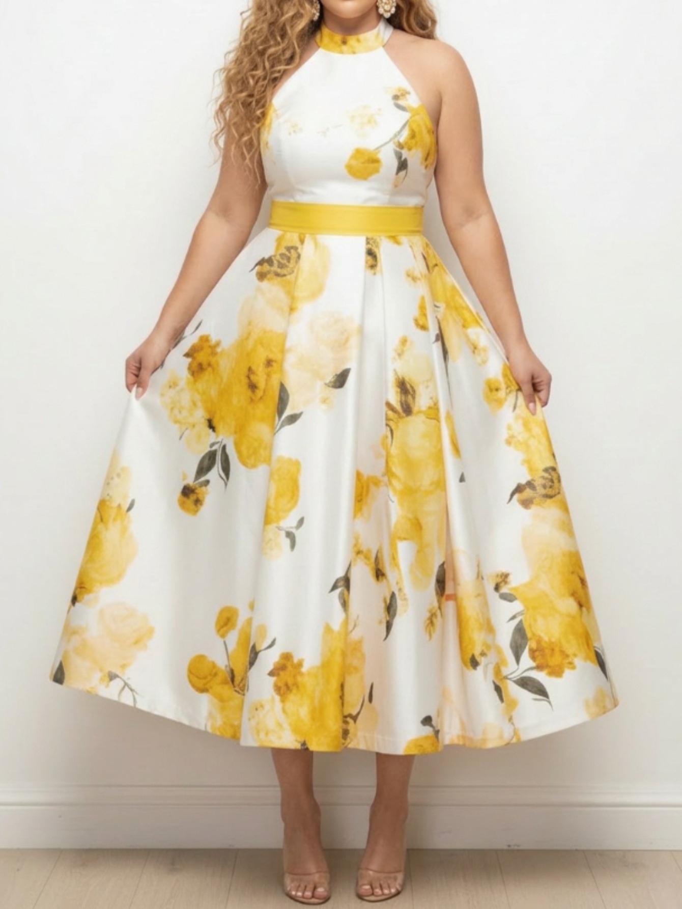 floral party dress for women sold on Temu United States