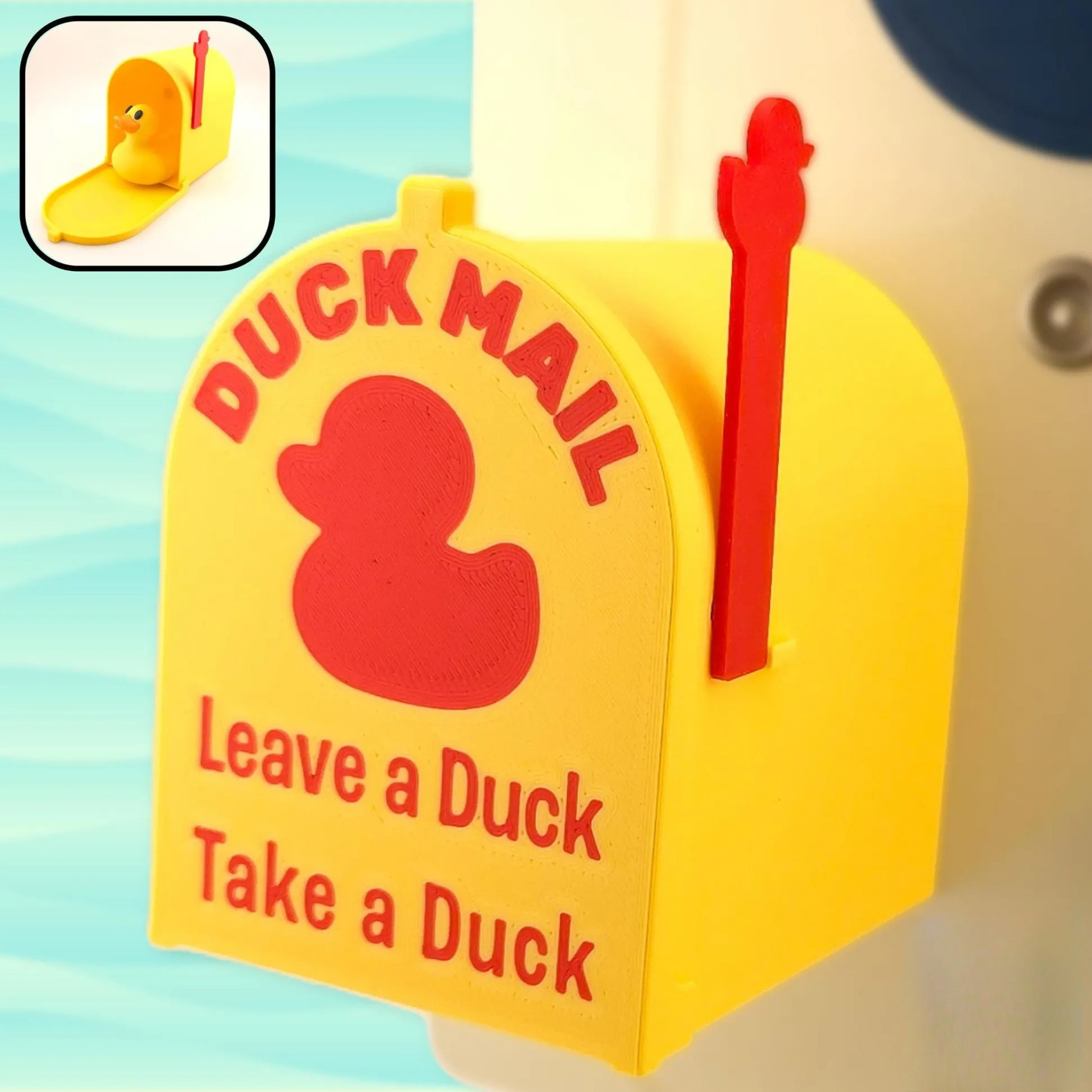 duck mailbox sold on Temu United States
