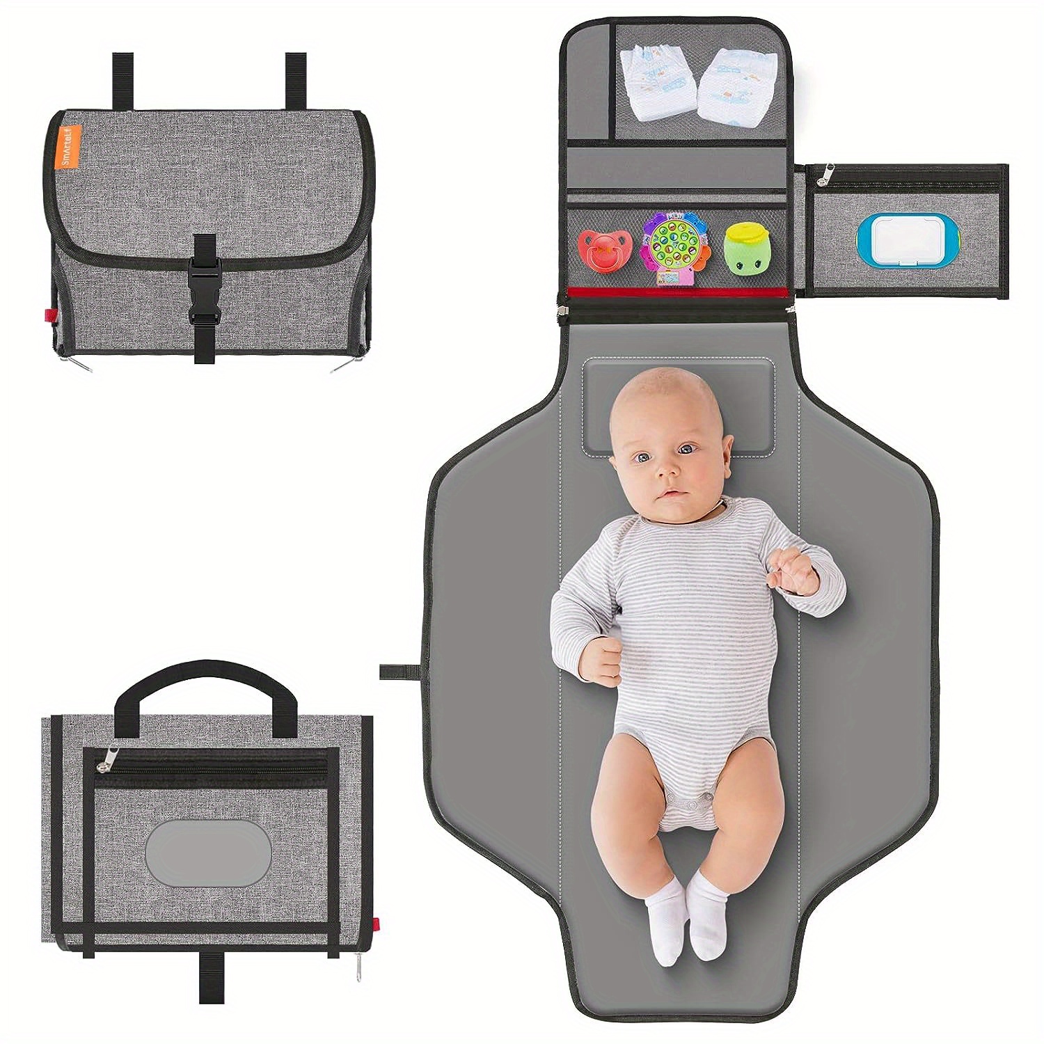 Waterproof Baby Changing Mat Sheet Portable Diaper Changing Pad Travel ...
