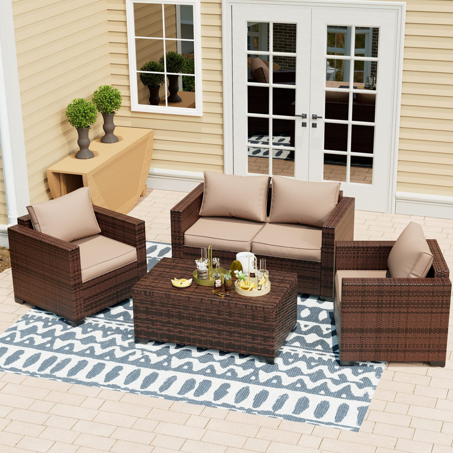 patio furniture sold on Temu United States