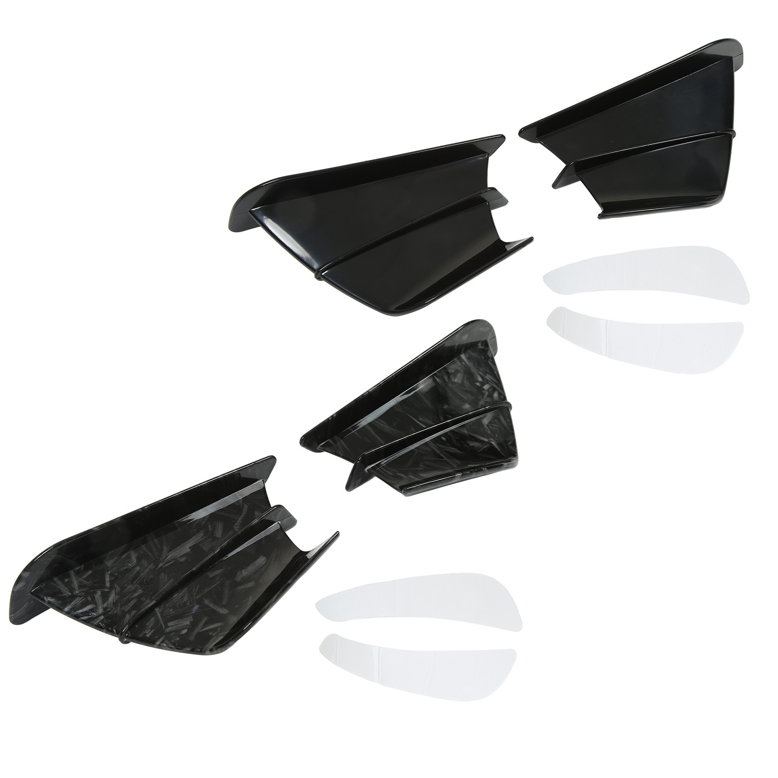 Aerodynamic Motorcycle Side Spoiler Front Winglets - Temu
