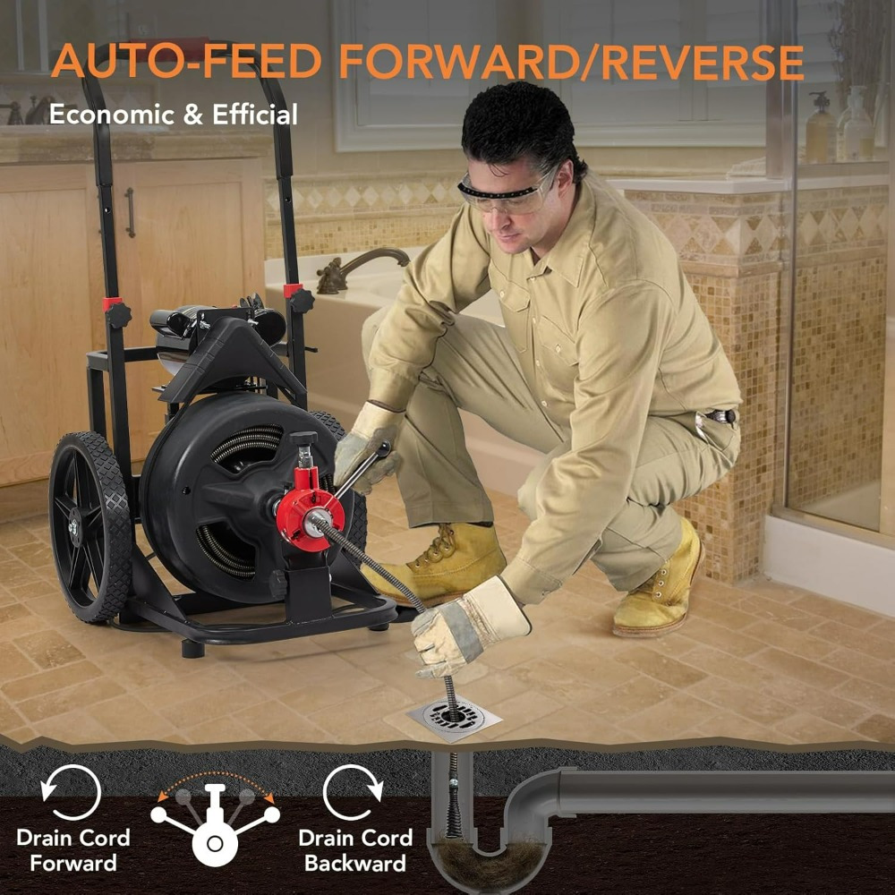 electric drain auger sold on Temu United States