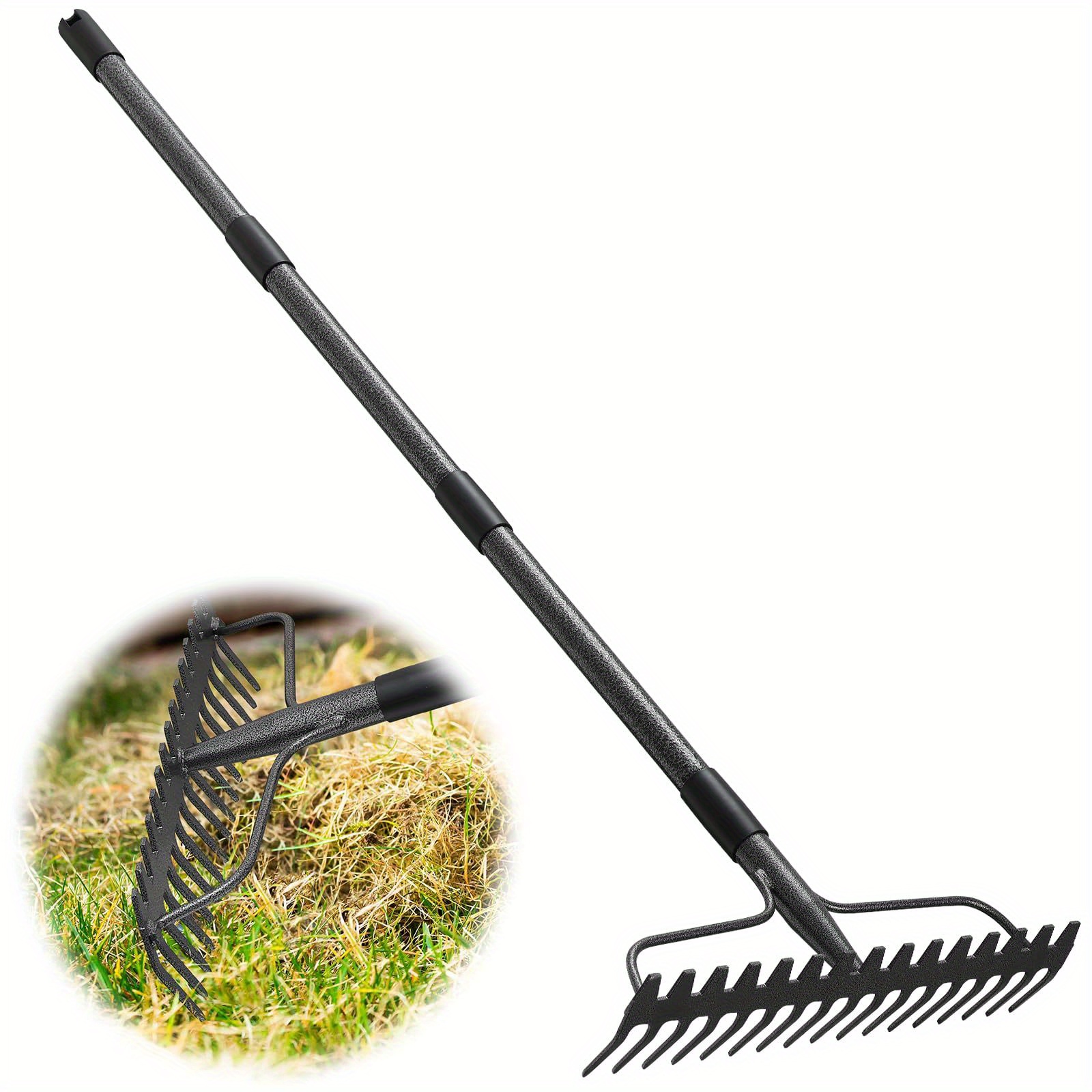 small leaf rake sold on Temu United States