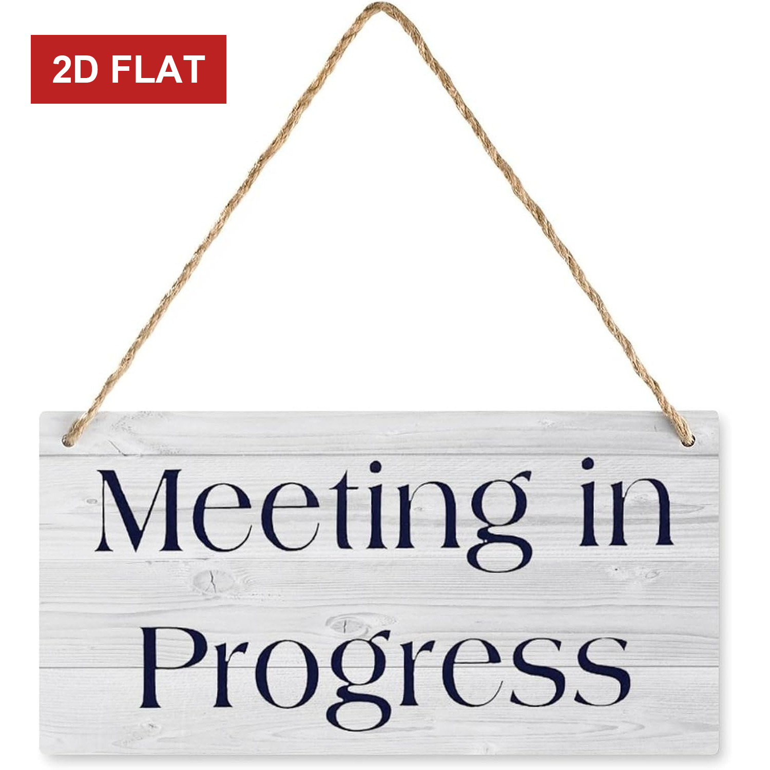 in a meeting sign sold on Temu United States