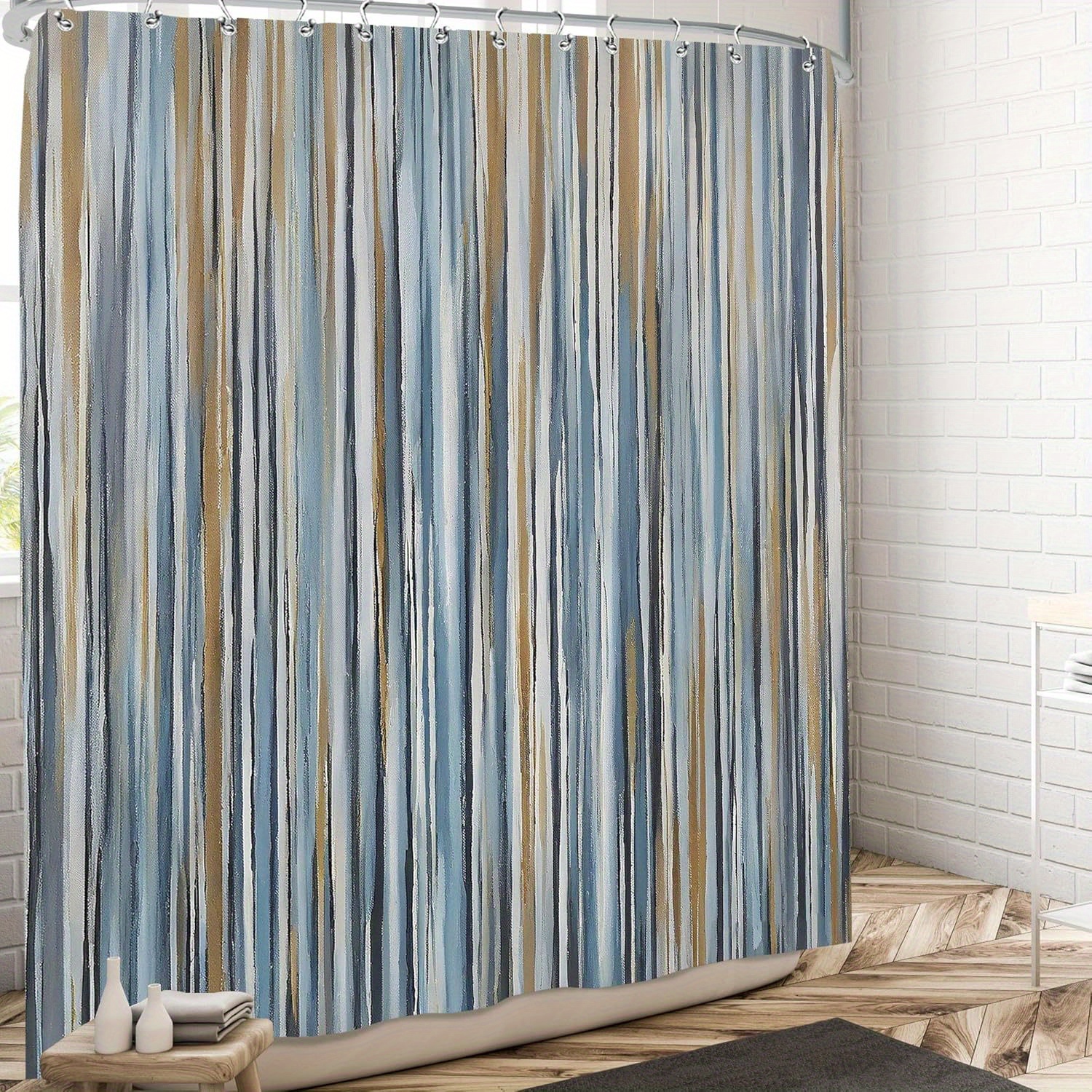 boho shower curtains sold on Temu United States