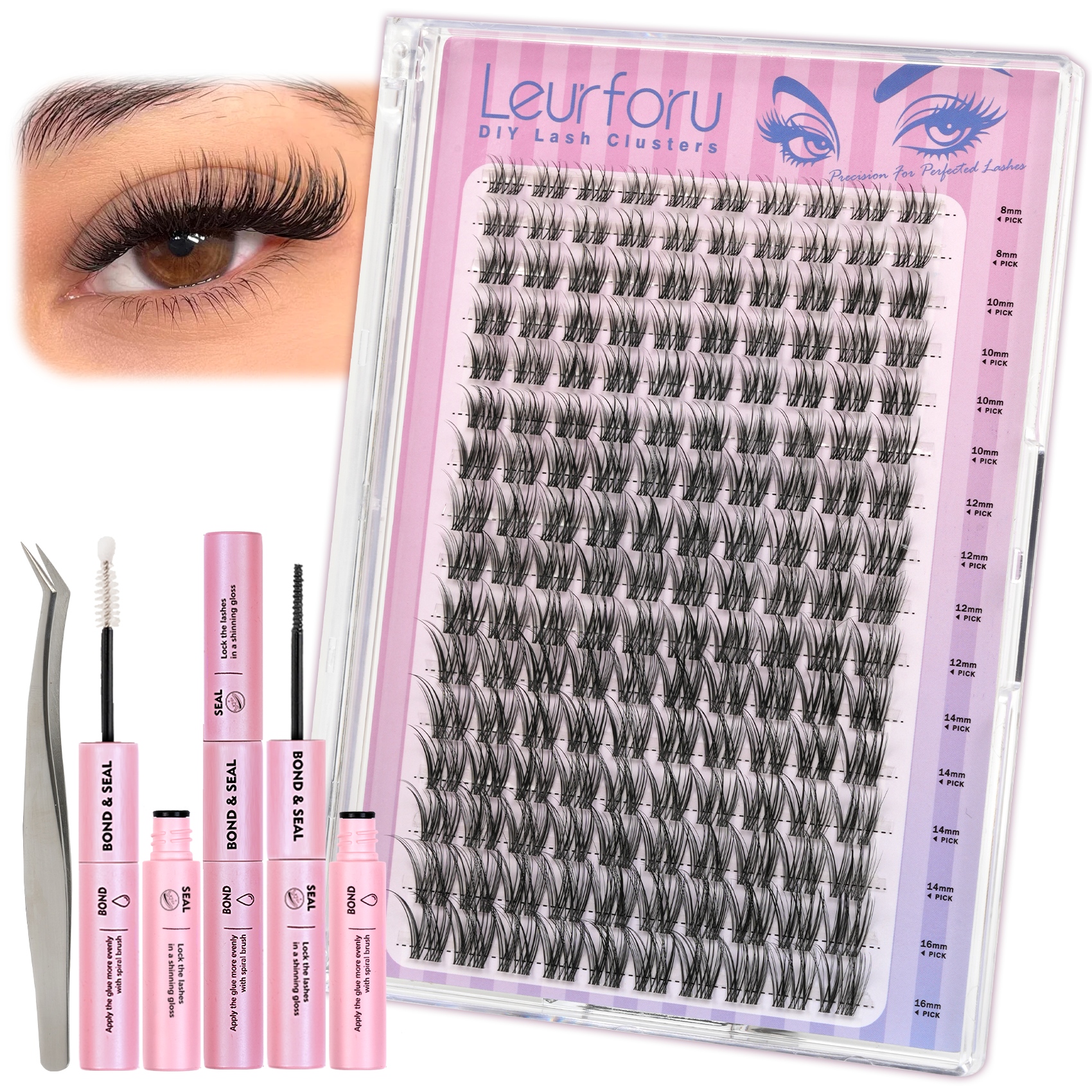 false lashes kit sold on Temu United States