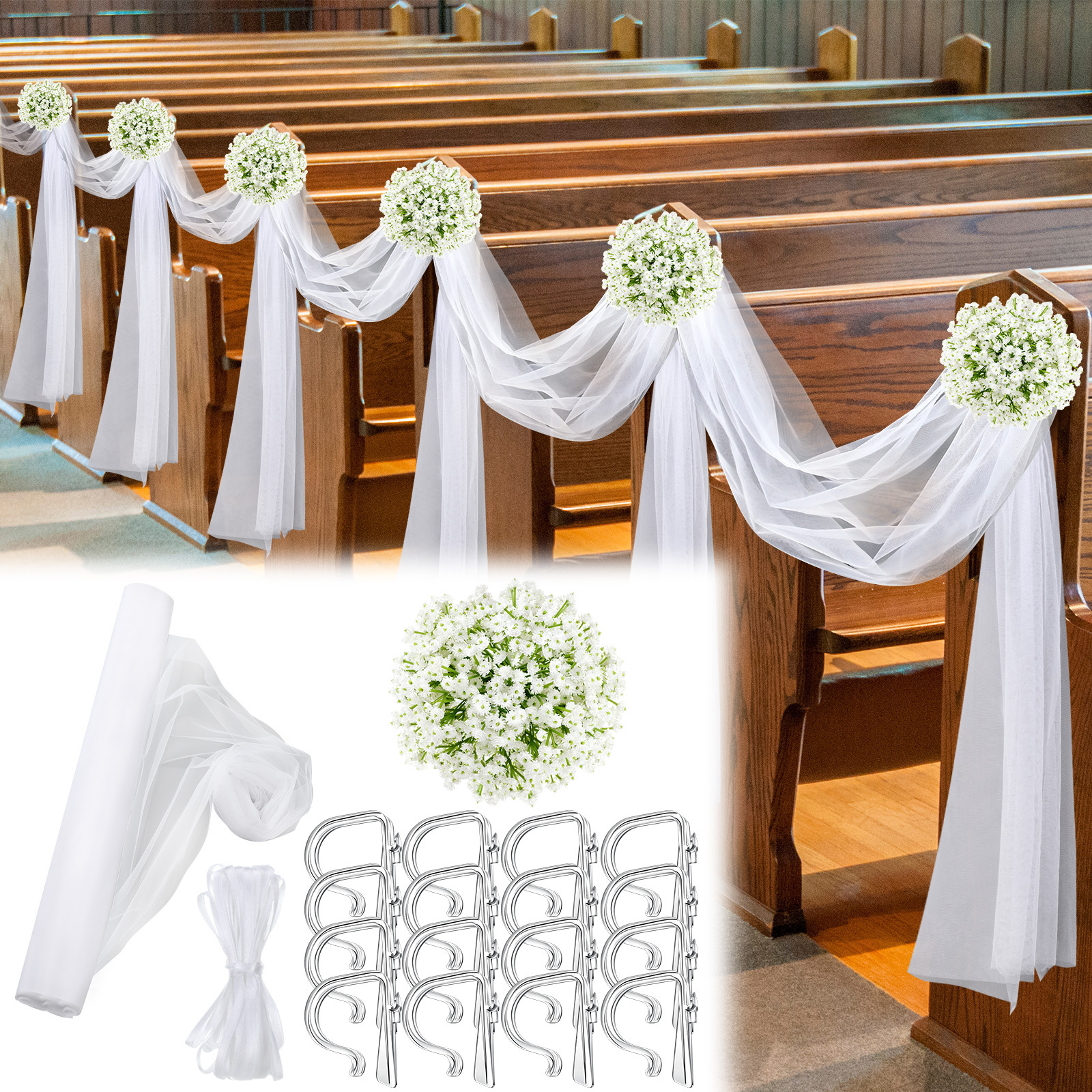 aisle decorations for wedding sold on Temu United States