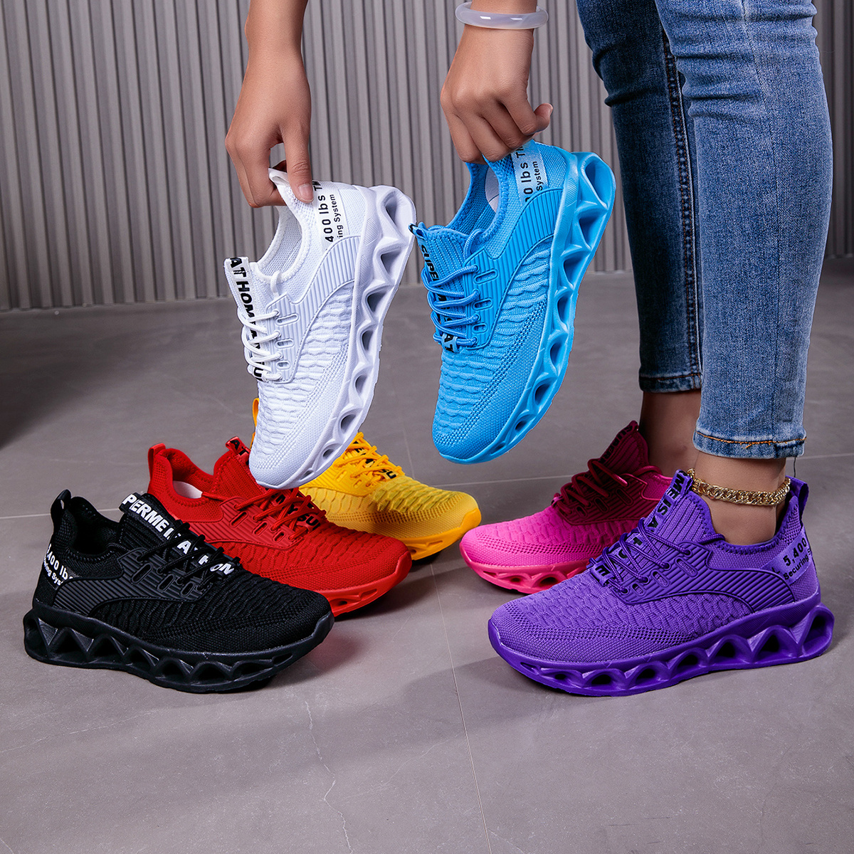 tennis shoes sold on Temu United States