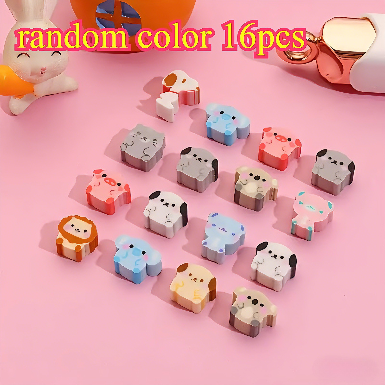animal eraser sold on Temu United States