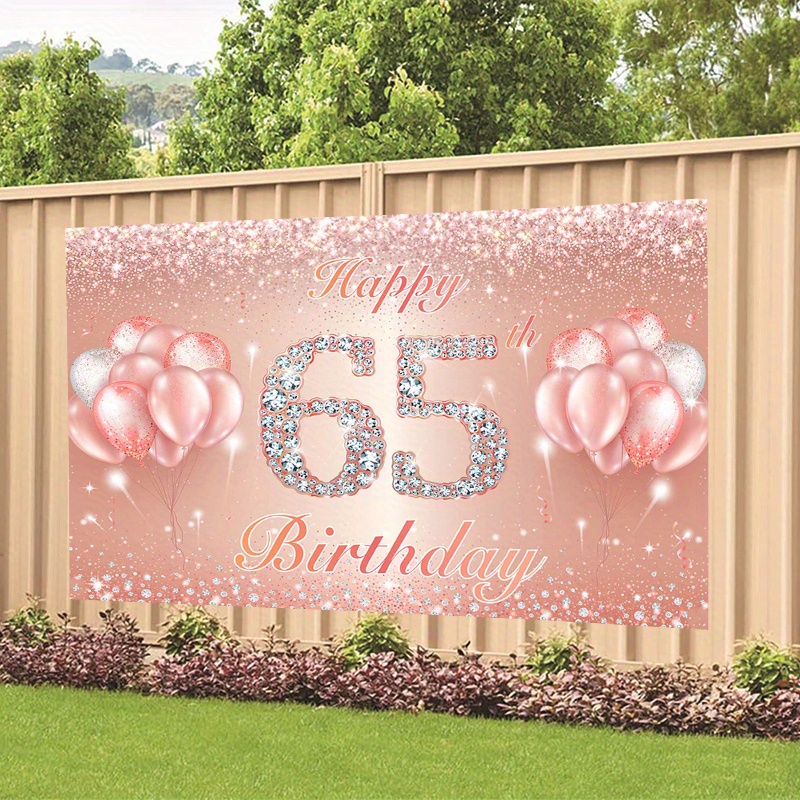 65th Birthday Celebration Border