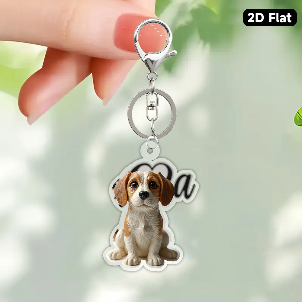 beagle keychain sold on Temu United States