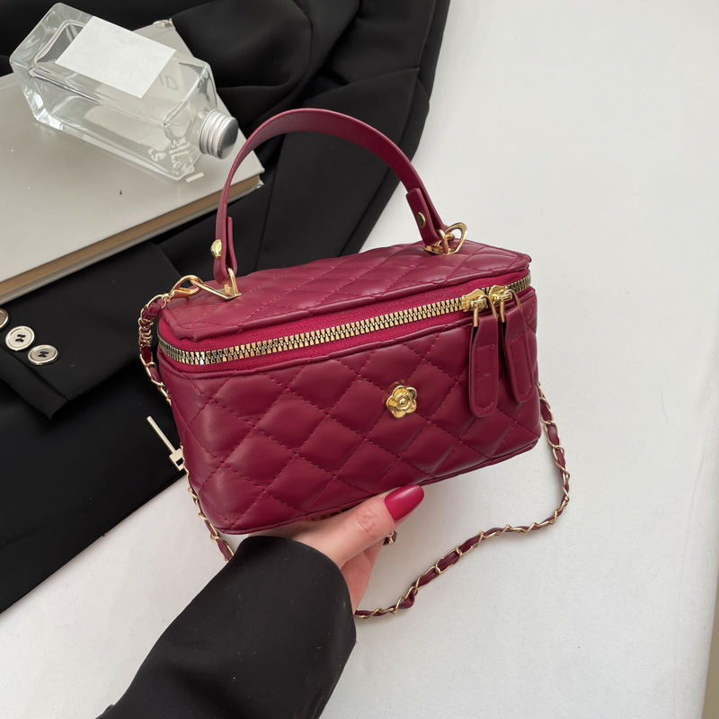 quilted handbag sold on Temu United States