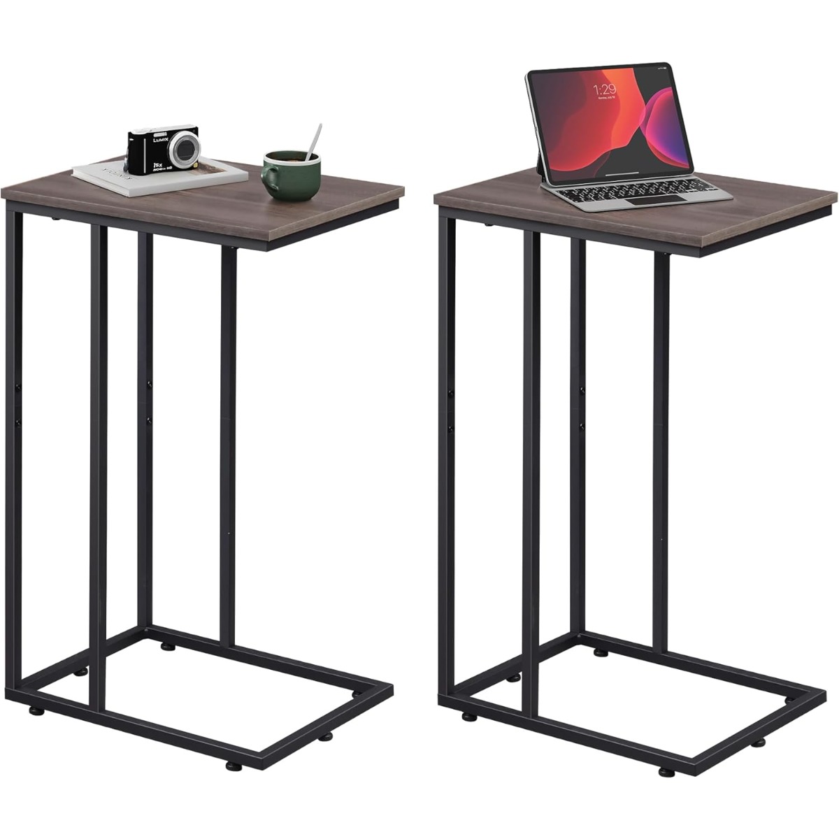 side table that slides under couch sold on Temu United States