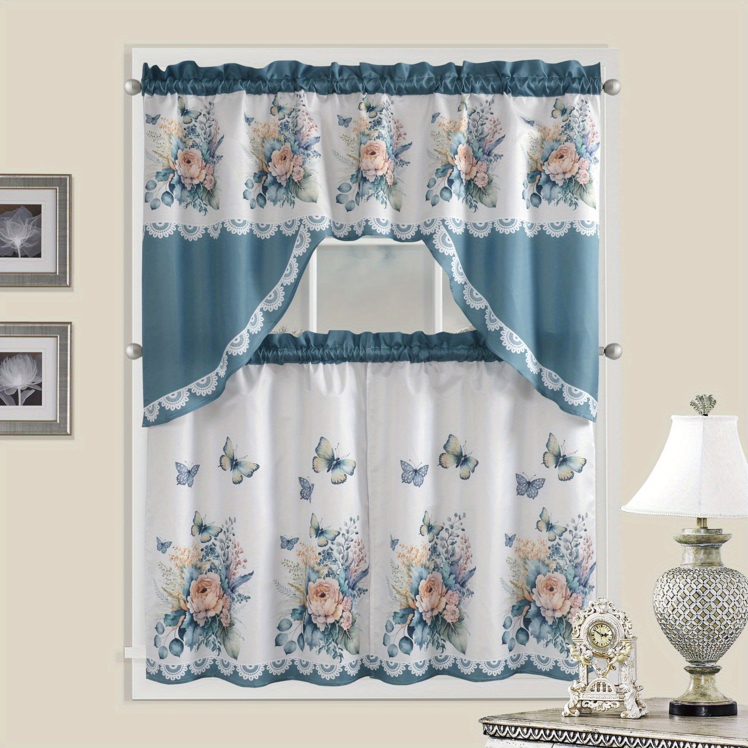 kitchen curtains sold on Temu United States