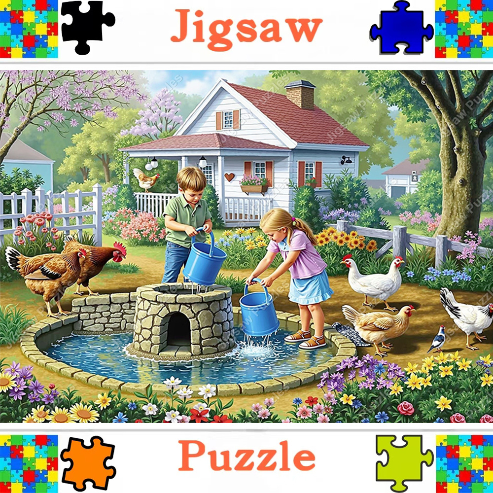 1000 piece puzzles sold on Temu Australia