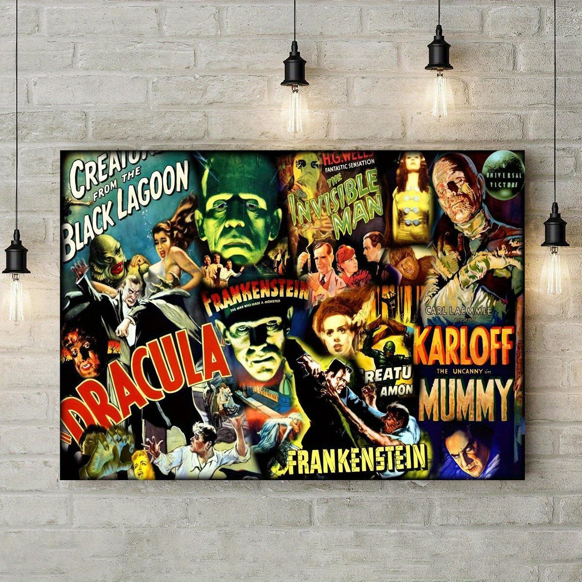 Classic Horror Monsters Background