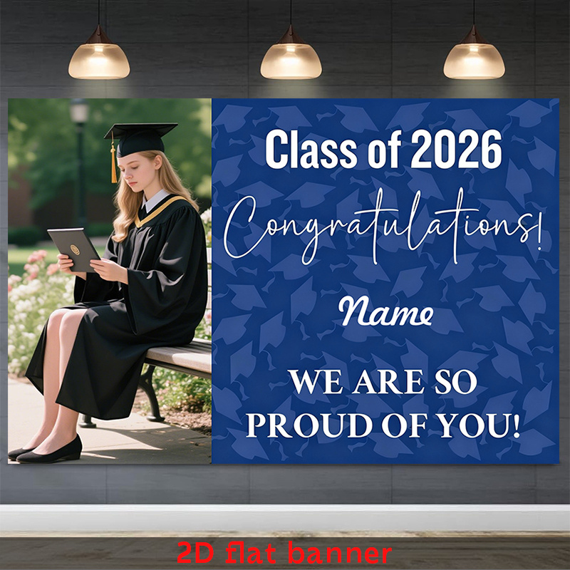 blue graduation decorations sold on Temu United States