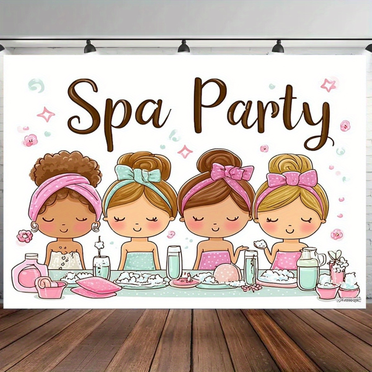 Princess Spa Party Clip Art