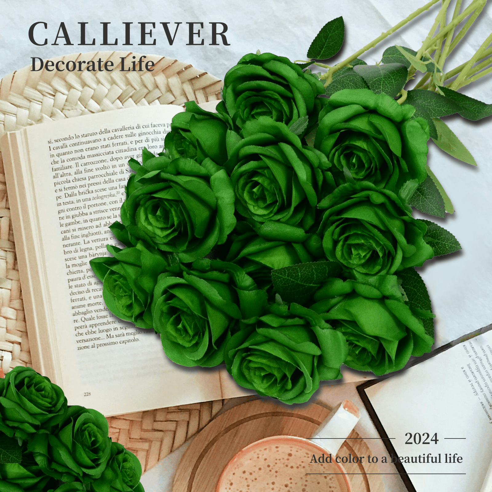 Beautiful Green Roses