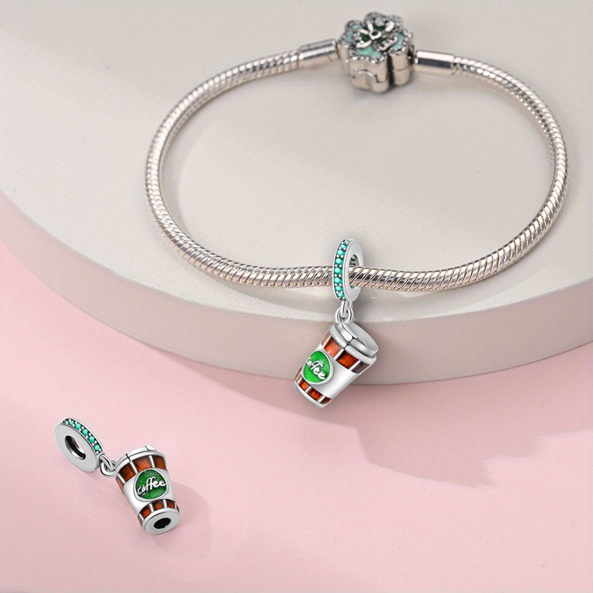 tea cup necklace sold on Temu Australia