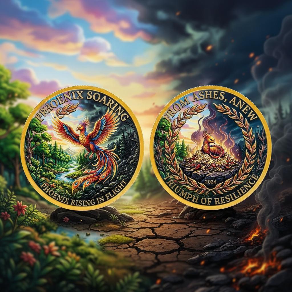 sobriety coin sold on Temu United States