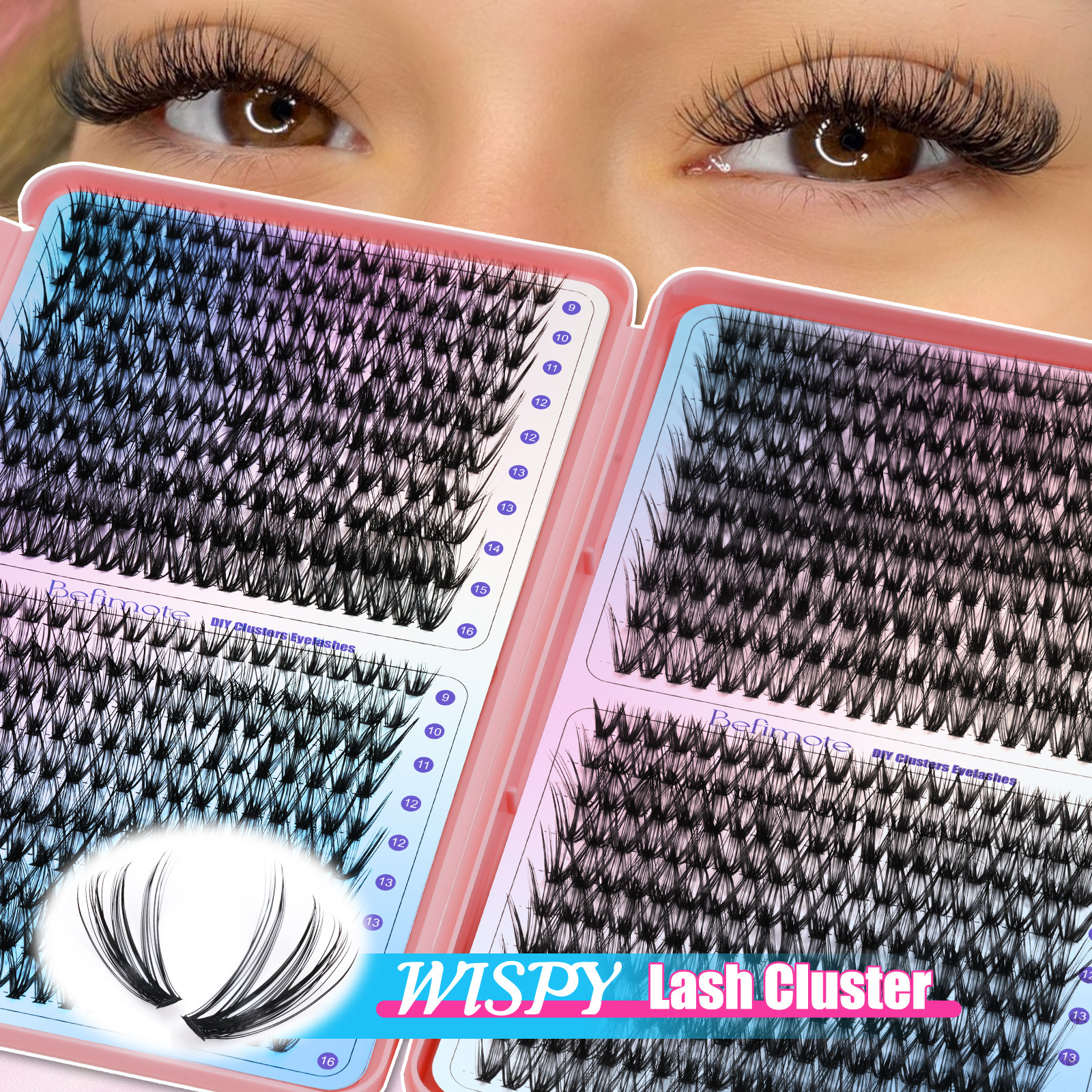 false lashes kit sold on Temu United States