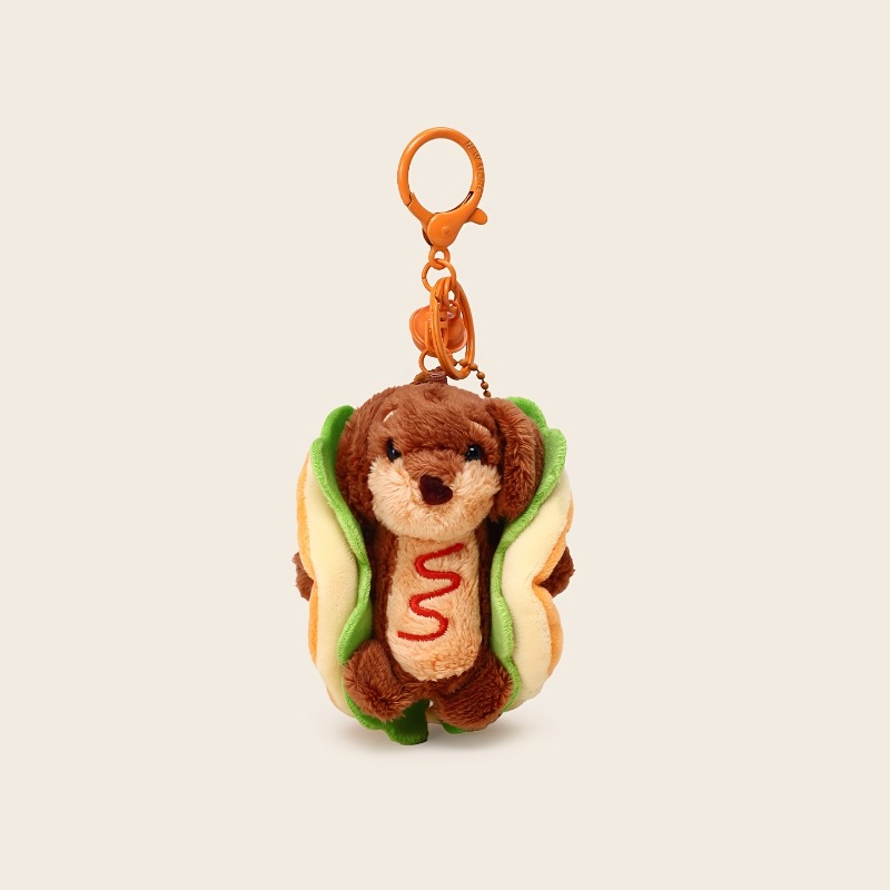 cute plush keychains sold on Temu United States